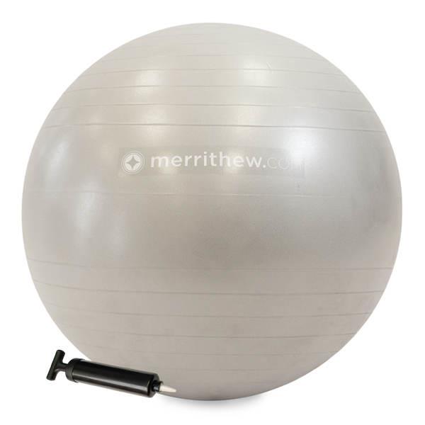 Stability Ball™ - 65cm, with pump (silver) - Sports Village Qatar