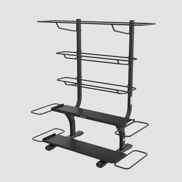 OPTIONAL ACCESSORIES STORAGE RACK (WITHOUT KETTLEBELL RACK)-PRECOR ...