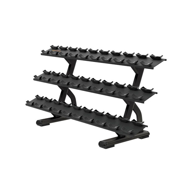 DUMBBELL RACK, 3TIER-PRECOR-DBR814 - Sports Village Qatar